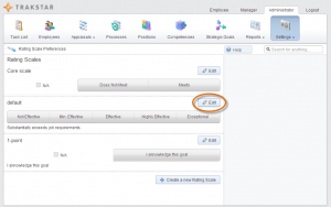 Managing Rating Scales for Goals - Trakstar
